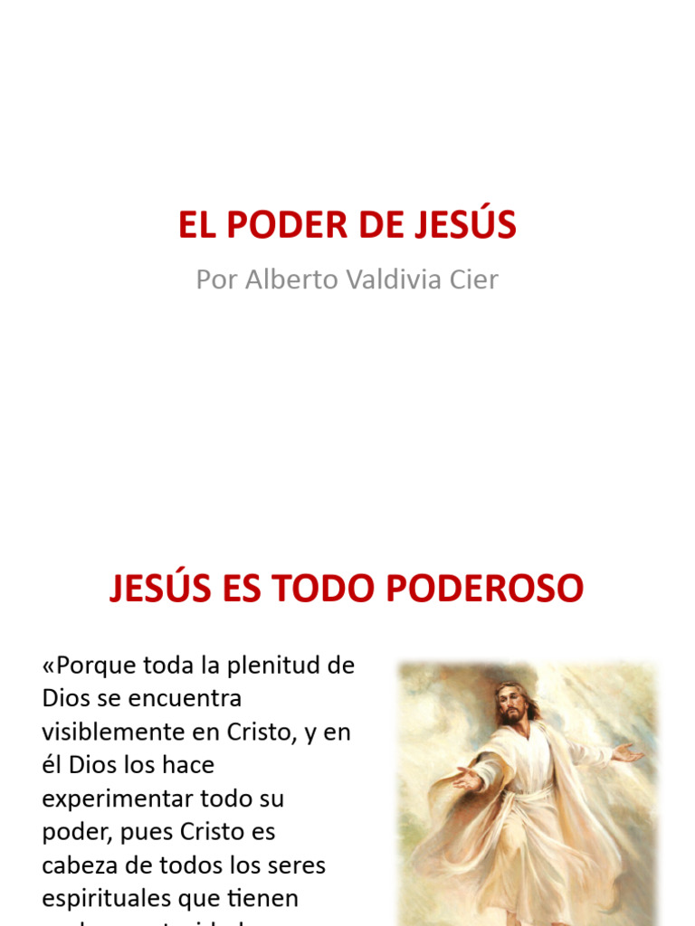 El Poder de Jesús | PDF