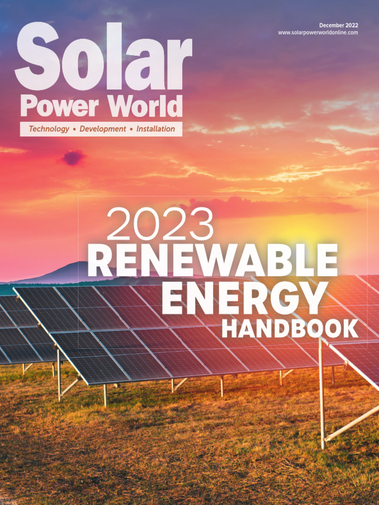 Solar Power World 2023 Renewable Energy Handbook | PDF | Solar Panel ...