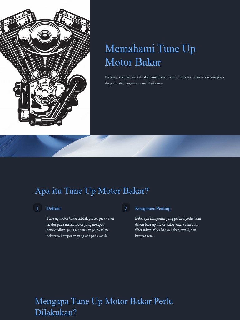 Tune Up Motor Bakar | PDF | Teknologi & Rekayasa