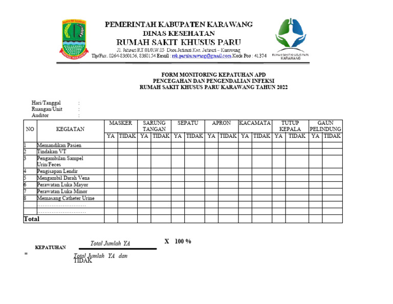 Form Monitoring Apd New | PDF