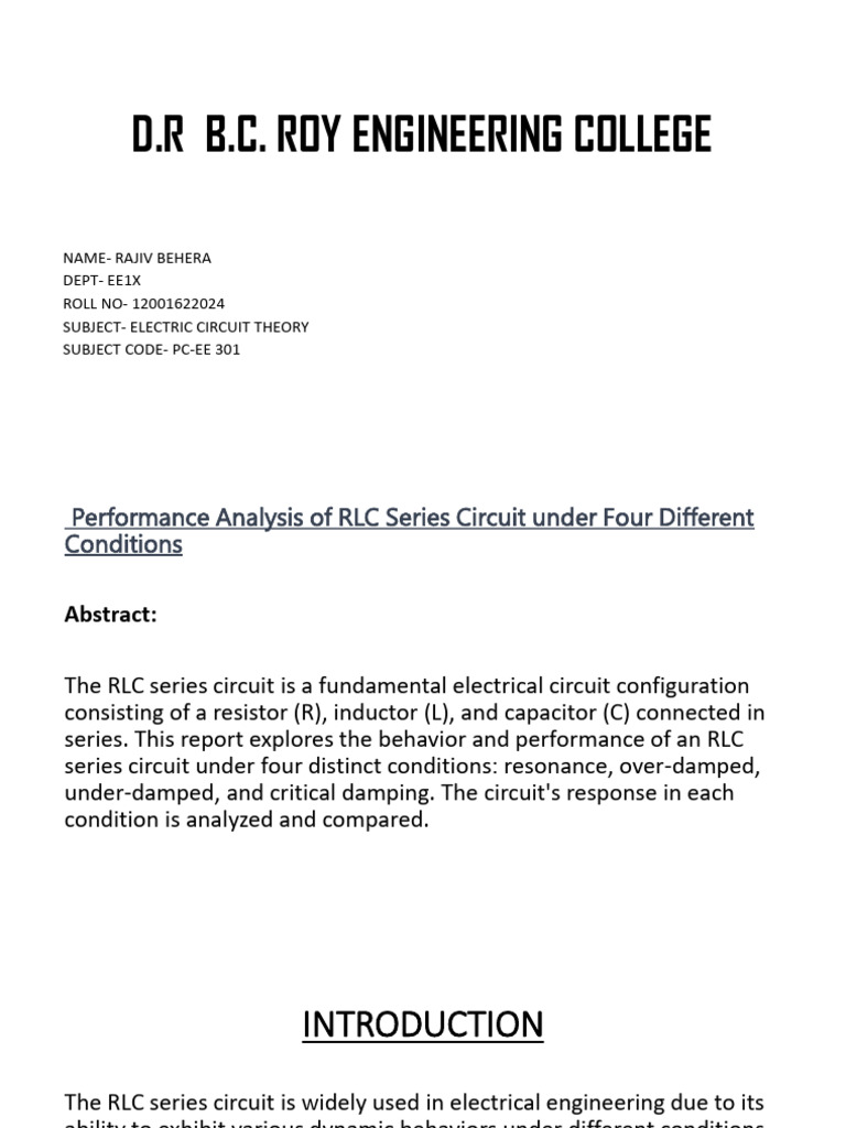Ca2 Pc-Ee301 2023-24 Ee1 | PDF | Resonance | Damping