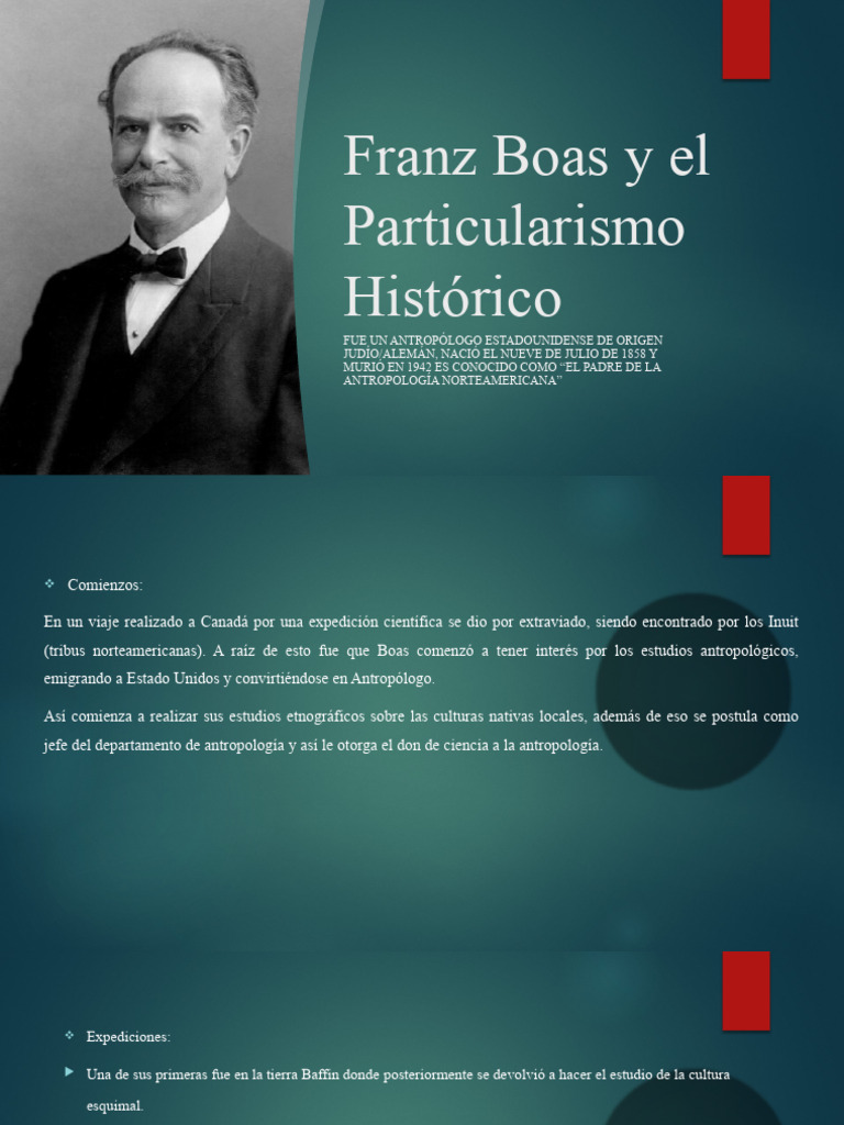 Crítica A Franz Boas | PDF | Antropología | Franz Boas