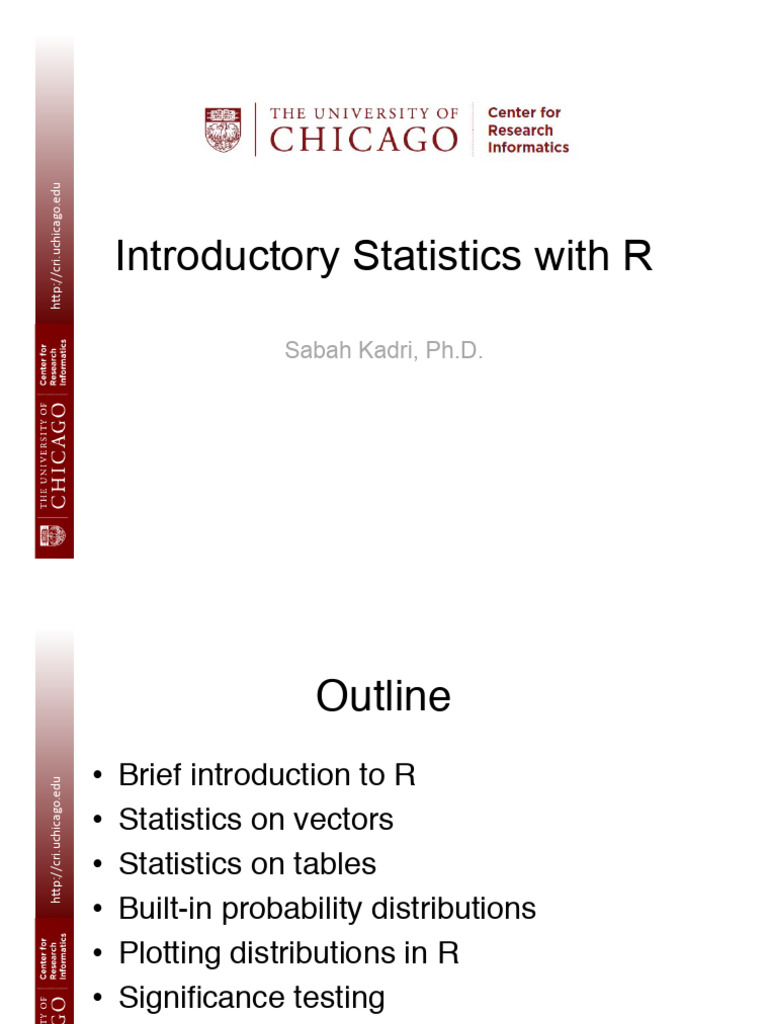 Introductory Statistics With R | PDF | Normal Distribution ...