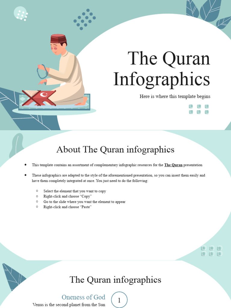 Quran Infographics: Key Concepts & Planets | PDF | Planets | Planets In ...