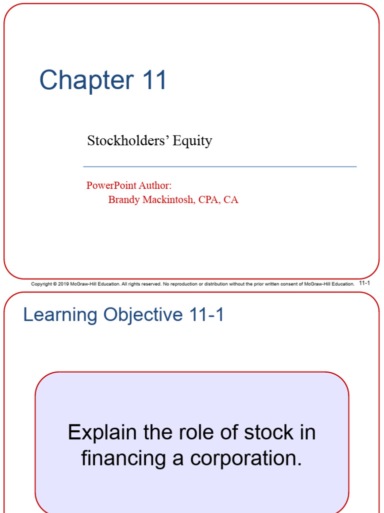 Phillips PLL 6e Chap11 | PDF | Stocks | Dividend