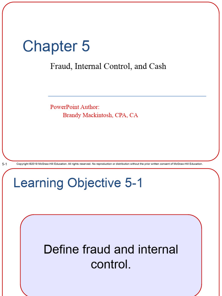 Phillips PLL 6e Chap05 | PDF | Internal Control | Cash