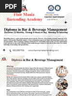 Bar Operations | PDF | Bar (Establishment) | Drink