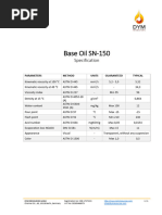 SN-500 Base Oil Specifications | PDF