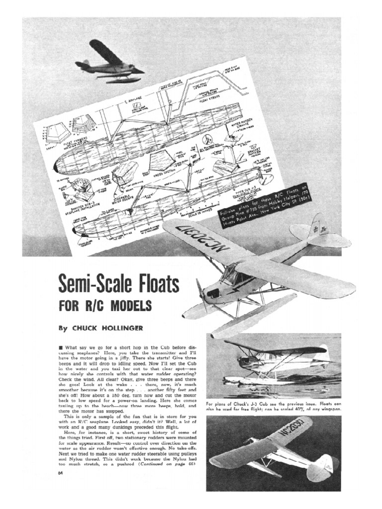 Piper Cub 70in Oz256 Article Floats | PDF