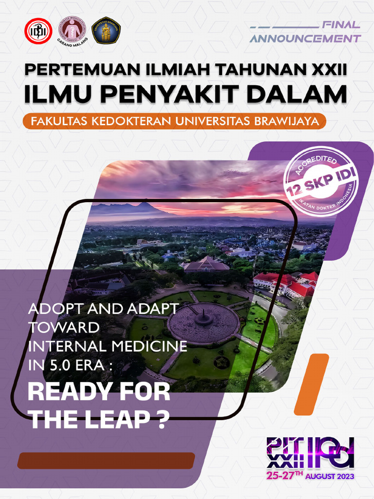 Final Announcement PIT XXII IPD 2023 | PDF | Medicine | Cardiovascular Diseases