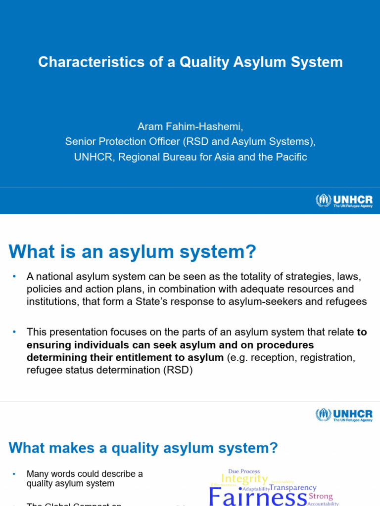 Quality Asylum System Characteristics | PDF | Refugee | United Nations ...