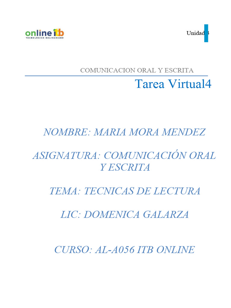 Tarea Virtual 4 Coe Maria | PDF | Toma de decisiones