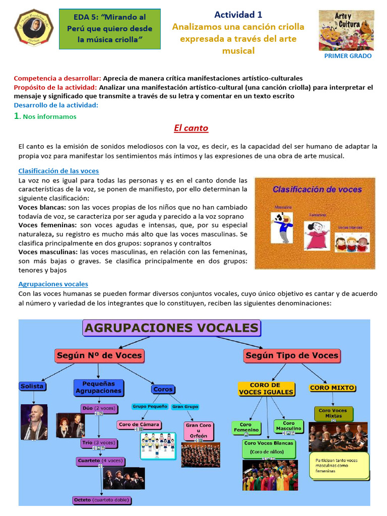 EdA 5 - Act 1 - Arte y Cultura - 1ro 2023 | PDF