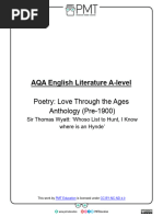 A Minor Role Poem | PDF