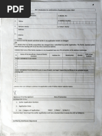 Self Declaration Form - English | PDF