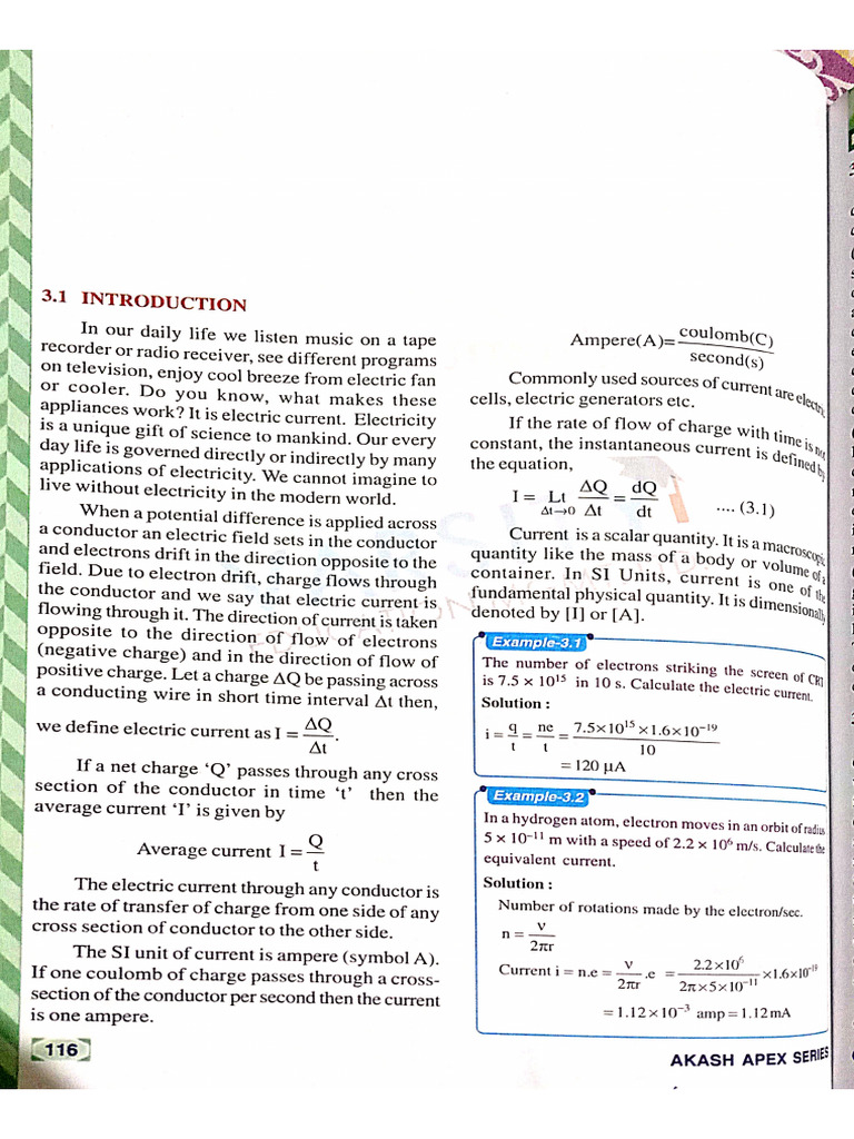 Current Electricity | PDF
