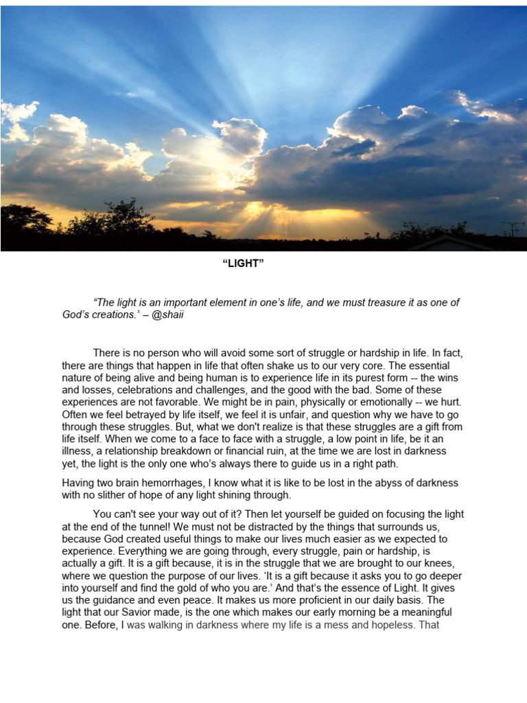 The Light | PDF