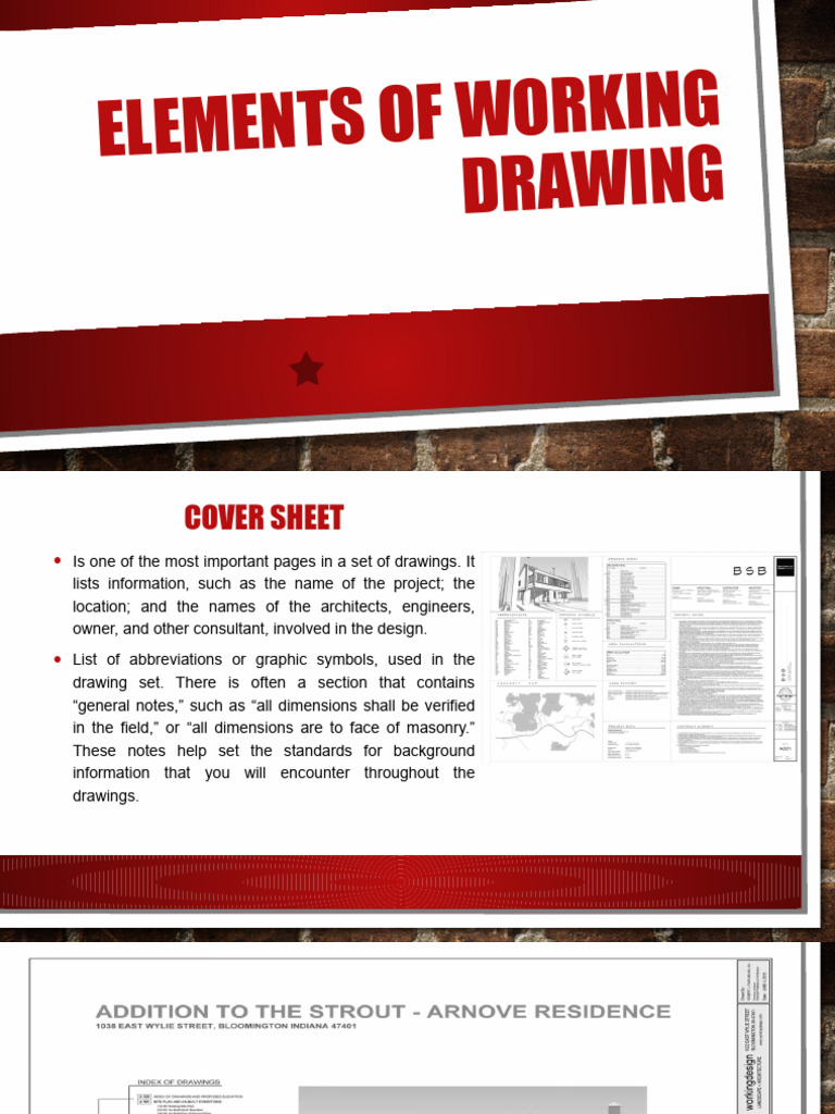 Elements of Working Drawing | PDF | Civil Engineering