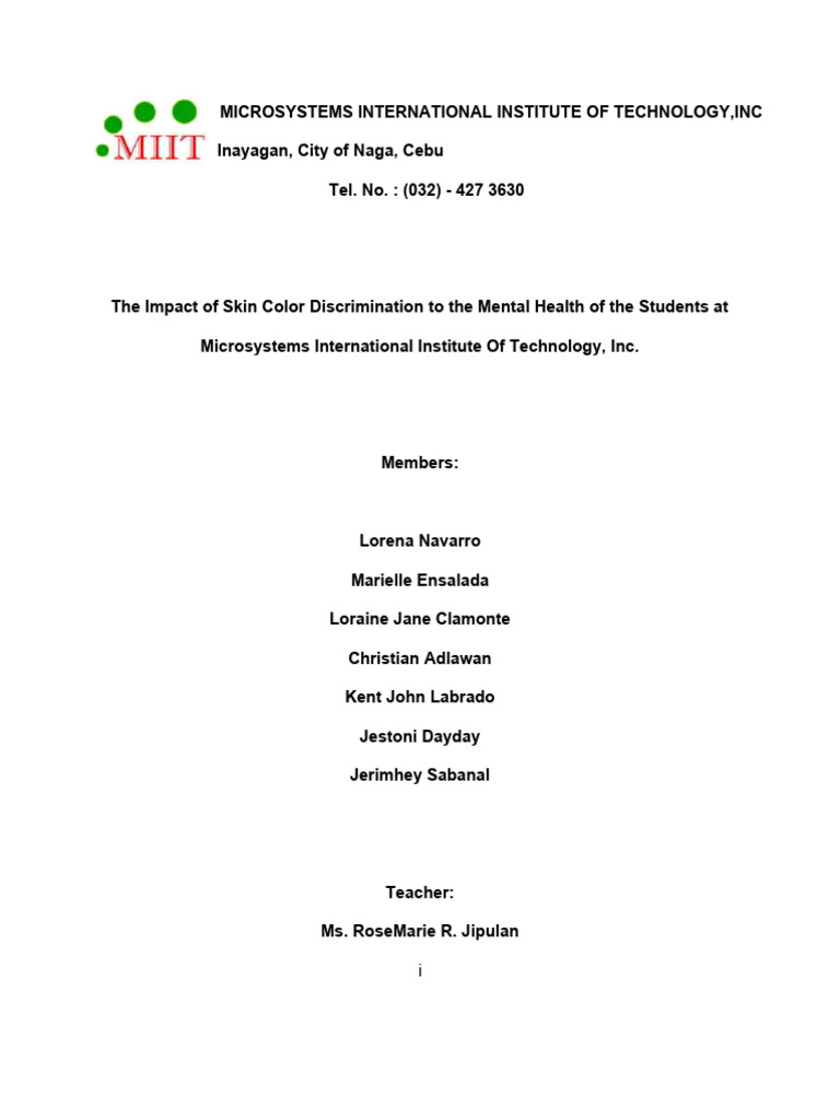 Loraine Jane Clamonte Done 3 | PDF | Racism | Discrimination & Race Relations