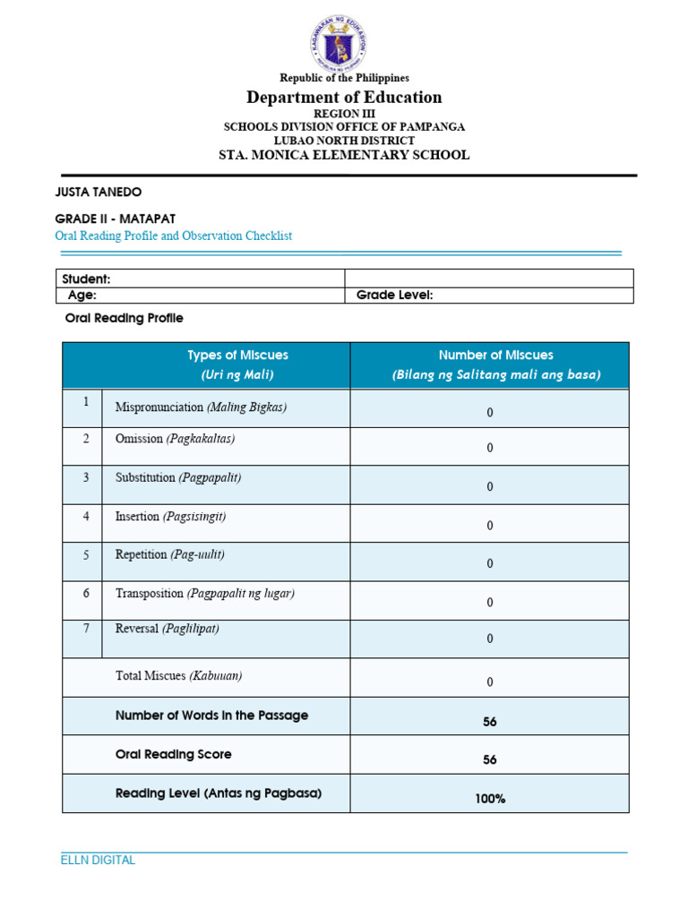 Assignment 11-Grade 2 | PDF | Literacy | Learning