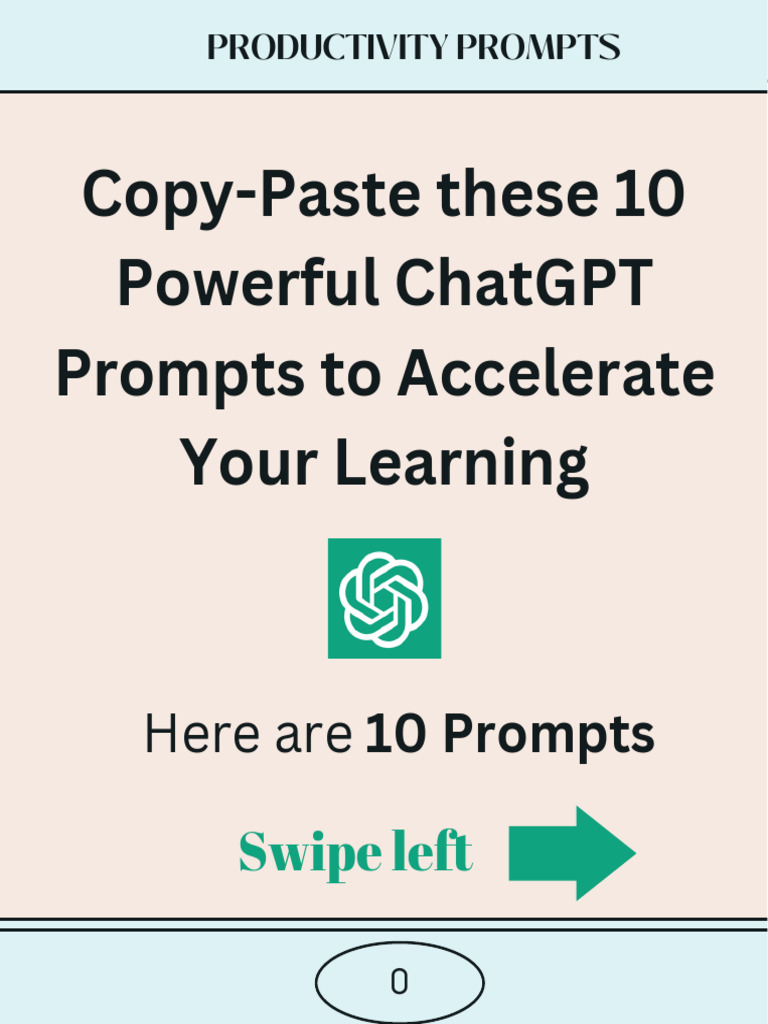 10 Powerful Prompts For Learning 1688354228 | PDF | Learning ...