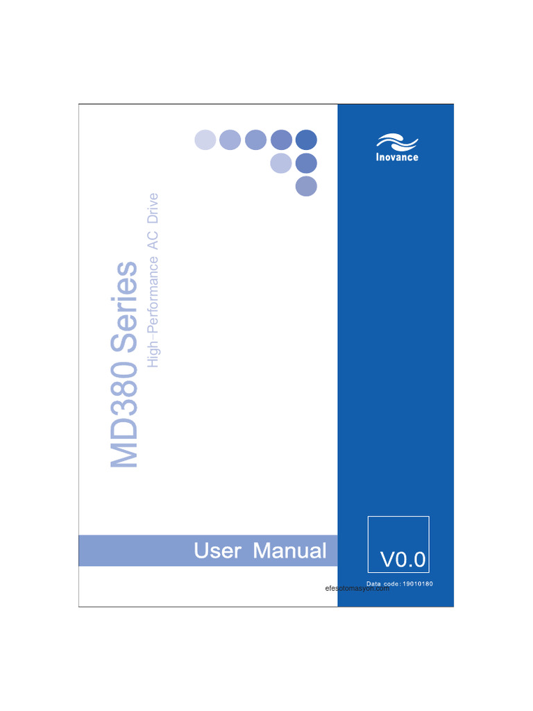 Md380 Series | PDF | Alternating Current | Electric Motor