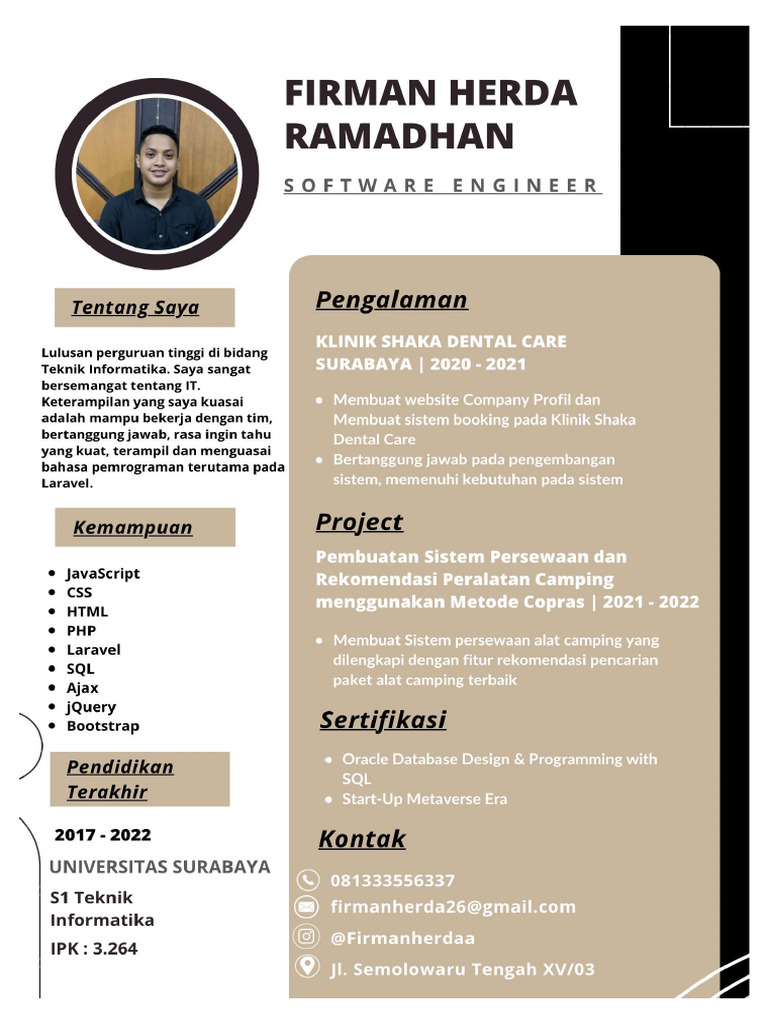 Firman Herda Ramadhan - CV | PDF
