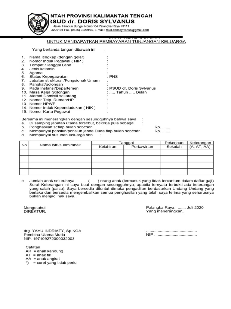 Form KP4 Tahun 2020 | PDF