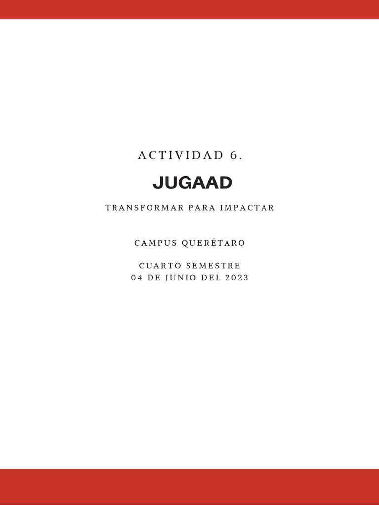 Jugaad | PDF