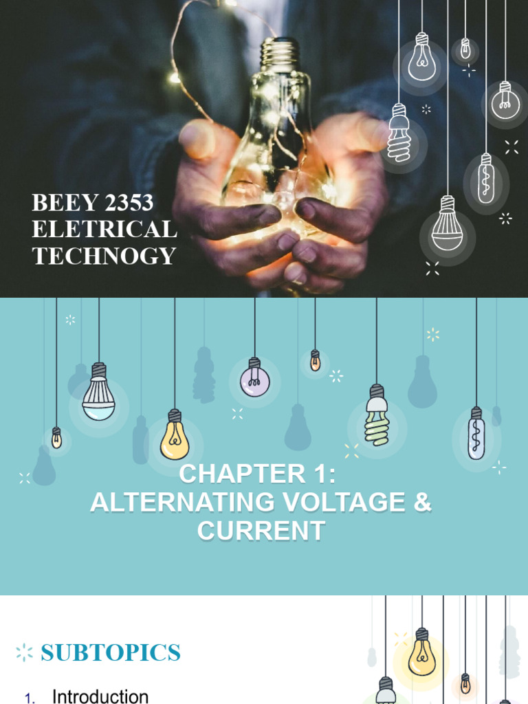 Chapter 1 | PDF | Alternating Current | Amplitude