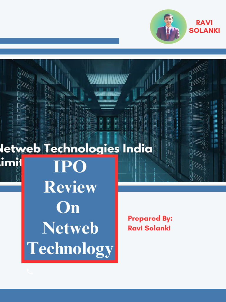 Netweb IPO | PDF | Cloud Computing | Hewlett Packard