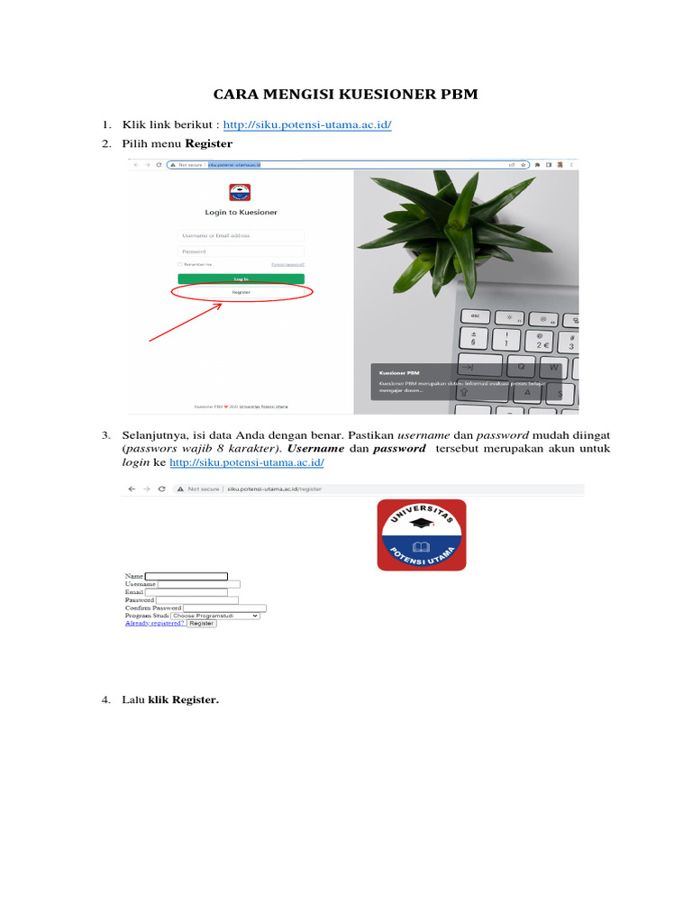 Panduan Mengisi Kuesioner PBM | PDF