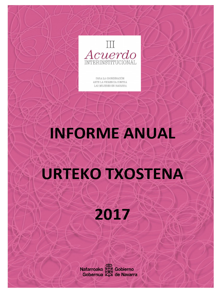 Informe Anual Urteko Txostena 2017 | PDF | La violencia contra las mujeres | Igualdad de género