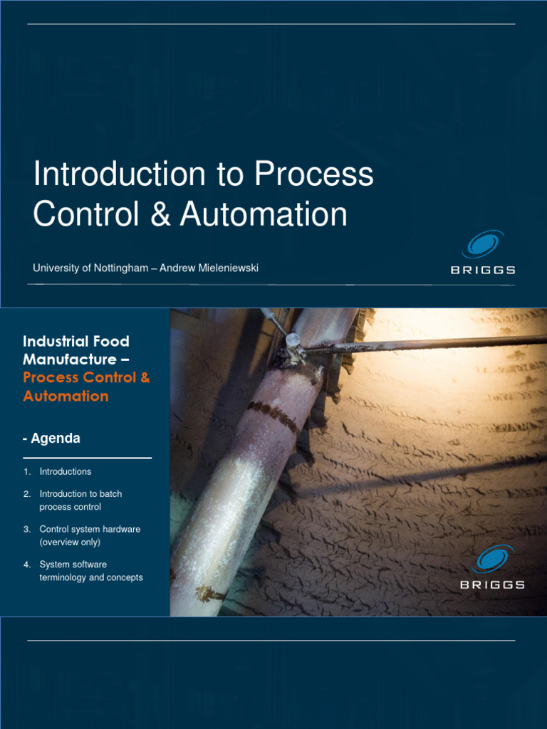Intro - Process Control Auto | PDF | Programmable Logic Controller | Automation