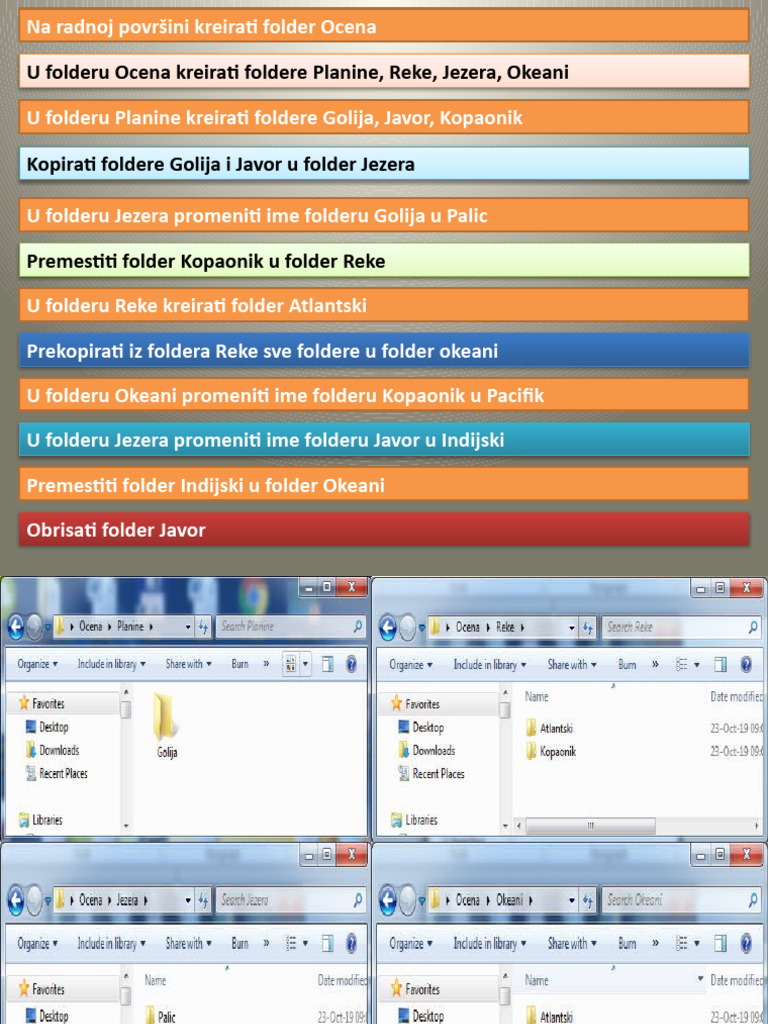 Folderi Vezba Za Ocenu | PDF