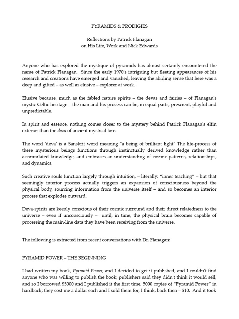 Pat Flanagan Interview Transcript Appendixes 22 PDF | PDF | Radioactive Decay | Temperature