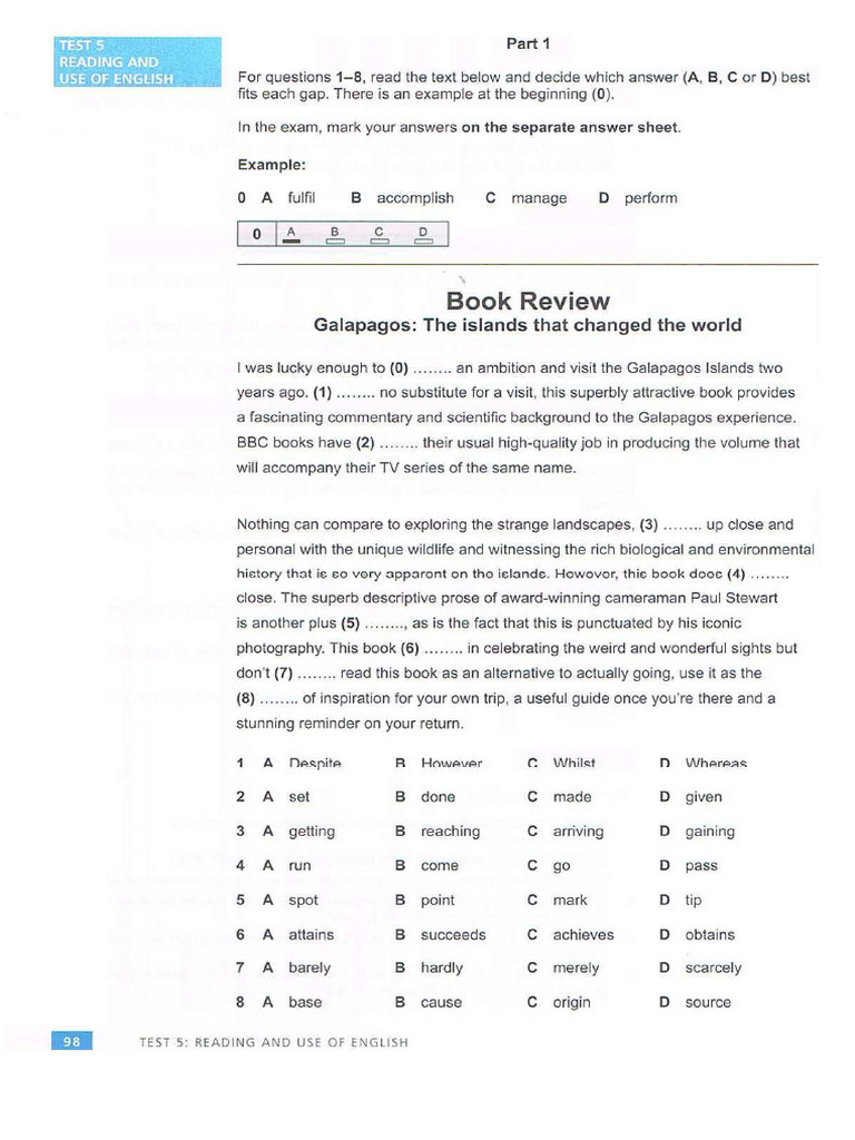 Advanced Practice Test Plus 2 - T5 | PDF