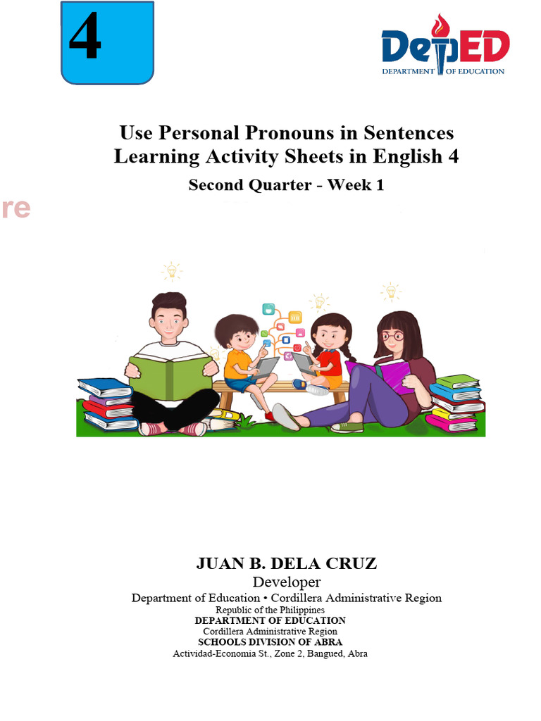 Learning Activity Sheet Template 2023 | Download Free PDF | Copyright