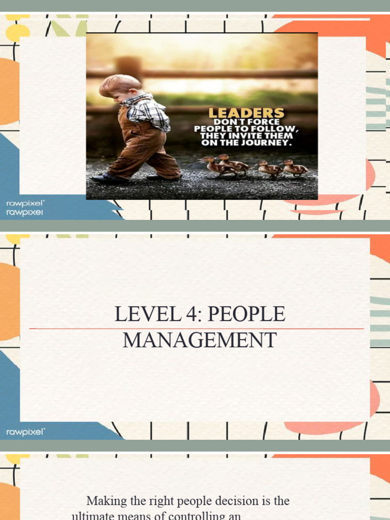 People Management | PDF | Leadership | Mindset