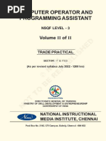 COPA - Volume I of II - TP (NSQF 2022) | PDF