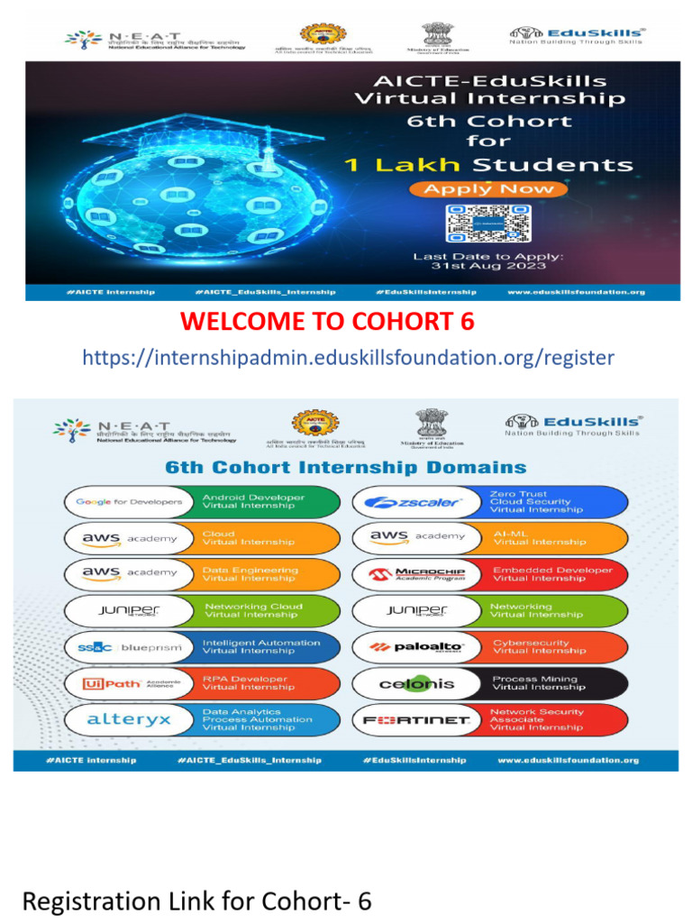 Cohort 6 Registration Instructions | PDF