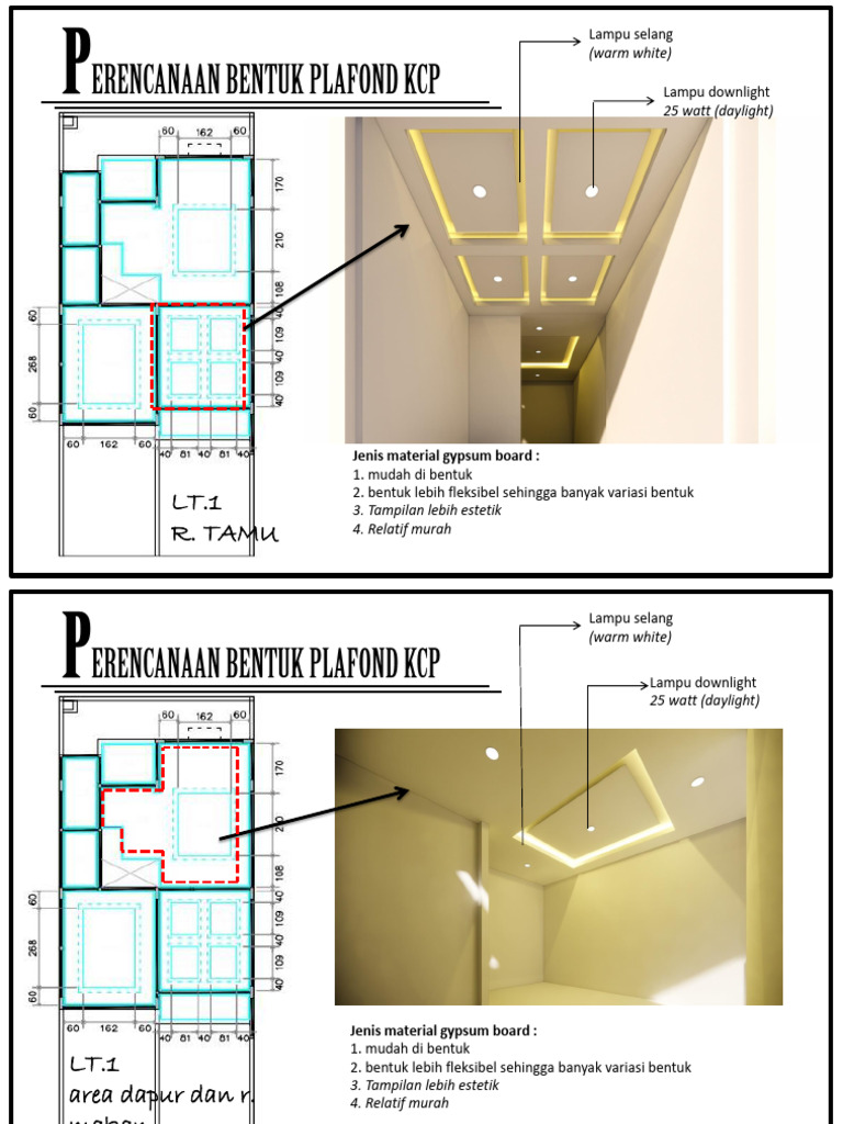 Bentuk Plafond | PDF