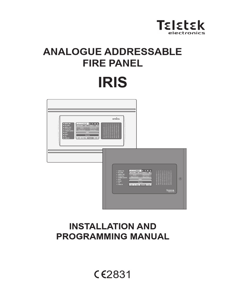 IRIS Fire Panel Installation Manual | PDF | Power Supply | Reliability Engineering
