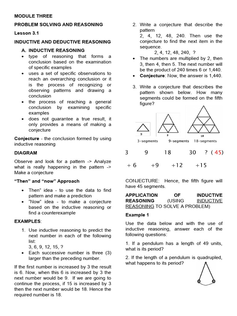 MMW 3 5 Reviewer | PDF | Mathematical Proof | Statistics