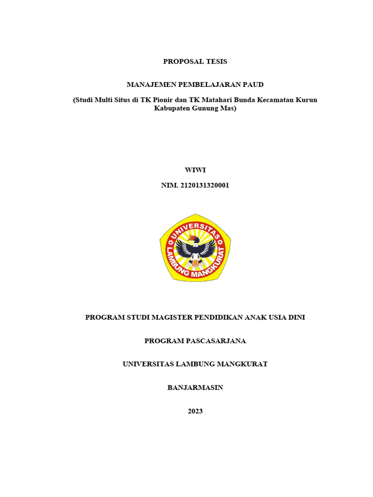 Fix, Revisi, Proposal (Dospem Prof - Aslam), Baru-3 | PDF