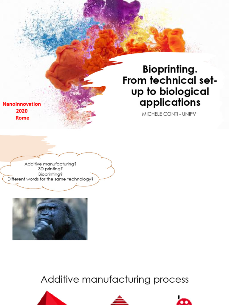 Bioprinting. From Technical Set-Up To Biological Applications | PDF | 3 ...