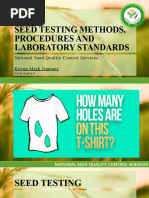Seed Rate and Plant Population Calculation | PDF | Seed | Weight