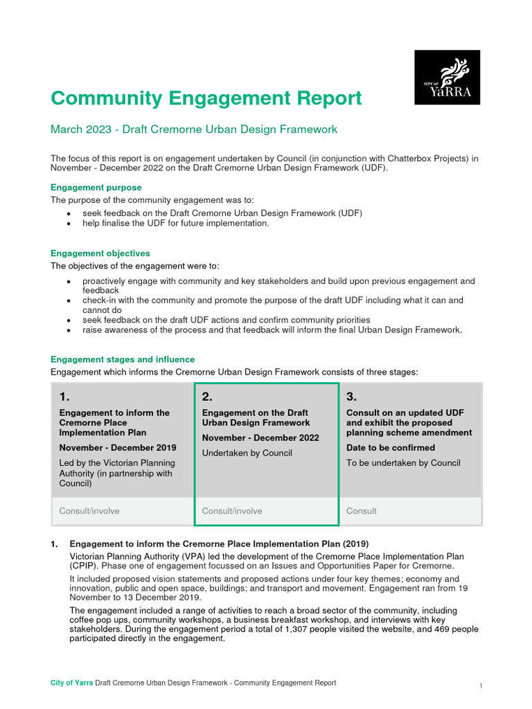 Item 7 - 1 Attachment 5 Community Engagement Report | PDF | Traffic ...