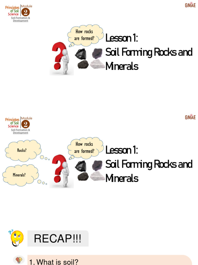 Module 2 Lesson 1 Soil Forming Rocks and Minerals | PDF | Rock (Geology ...