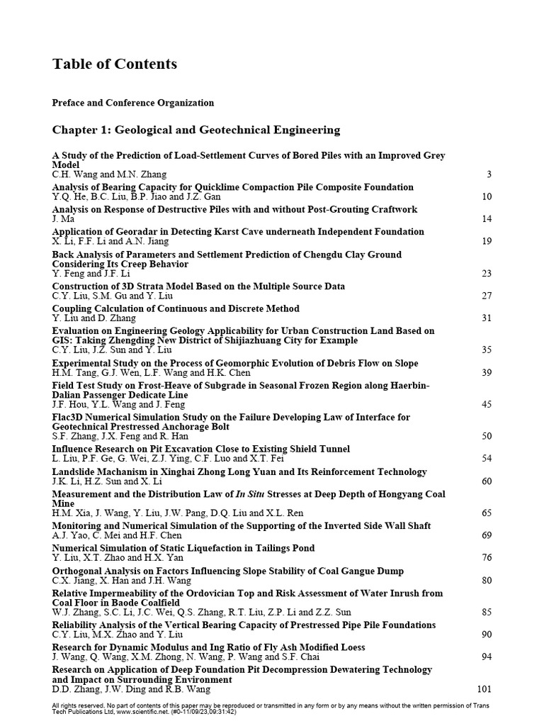 Chapter 1: Geological and Geotechnical Engineering | PDF | Deep Foundation | Geotechnical ...